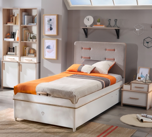 Dynamic Bed With Base (100x200 Cm) | Forest Mobl